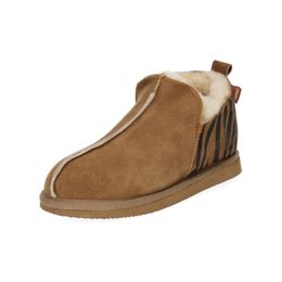 Shepherd Damen Hausschuh "Shepherd Hausschuhe Leder", Gr. 40, braun, Leder, Schuhe