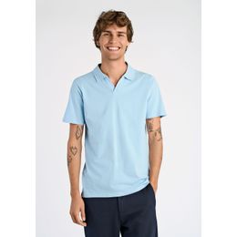 LINDBERGH Herren Poloshirt "Poloshirt Slim Fit", blau, Gr. XXL, unifarben, Obermaterial: 95% Baumwolle, 5% Elasthan, Shirts