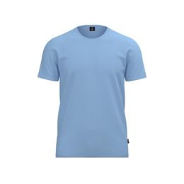 TRIGEMA Damen T-Shirt "TRIGEMA Essential Tee"horizont, Basic, Gr. M, Single Jersey, 48% Baumwolle, 48% Micromodal, 4% Elasthan, Shirts