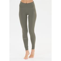 Endurance Damen Lauftights "Reygeay", gr&uuml;n, Gr. 34, unifarben, 73% Polyamid, 27% Elasthan, Hosen, mit 4-Wege-Stretch f&uuml;r viel Bewegungsfreiheit
