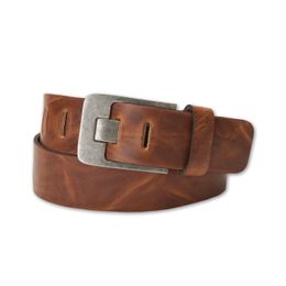 Bernd G&ouml;tz BERND G&Ouml;TZ Herren Lederg&uuml;rtel "Lederg&uuml;rtel mit extrabreitem Powerlook", braun, Gr. 100, Rindsleder, G&uuml;rtel