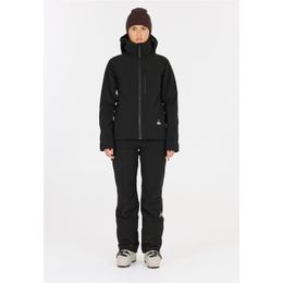 SOS Damen Skihose "Cervinia", schwarz, Gr. XL, unifarben, 86% Polyamid, 14% Elasthan, Hosen, Mit 15.000 mm Wassers&auml;ule