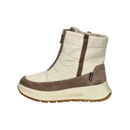 Ara Damen Stiefelette "Ara Stiefelette Lederimitat/Textil", Gr. 40wei&szlig;, braun, Lederimitat, Textil, Schuhe
