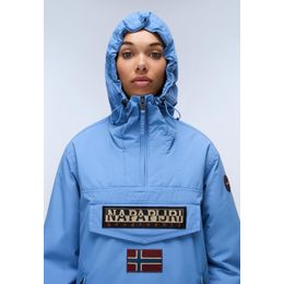 Napapijri Damen Funktionsjacke "RAINFOREST"riviera b3e, Gr. L, Web, Obermaterial: 100% Polyamid, Jacken, mit Kapuze mit Kordelzug, Langarm,