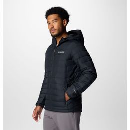 Columbia Herren Steppjacke "Powder Lite II Hooded Jacket", schwarz, Gr. XL, Web, Obermaterial: 100% Polyester. Wattierung: 100% Polyester, Jacken,