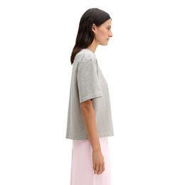 Marc O'Polo MARC O'POLO Damen T-Shirt "aus recycelter und Bio-Baumwolle"pure grau melange, Basic, Gr. XS, unifarben, Obermaterial: 100% Baumwolle, Shirts