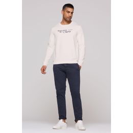 CMPD Herren Sweater, wei&szlig;, Gr. XXXL, bedruckt, Single Jersey, Material: 100% Baumwolle, Sweatshirts, aus Baumwolle