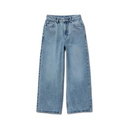 Tchibo - Kinder-Wide-Leg-Jeans ‒ Fit &raquo;Lena&laquo; - M&auml;dchen - Gr. 164 - dunkelblau