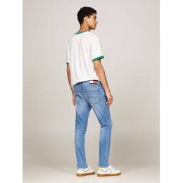 Tommy Jeans Herren Slim-fit-Jeans "Austin Slim Tapered", blau, Gr. 36, Denim/Jeans, Obermaterial: 95% Baumwolle, 4% Elastomultiester, 1% Elasthan,