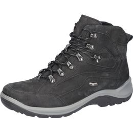Waldl&auml;ufer WALDL&Auml;UFER Herren Schn&uuml;rboots "HAYO", Gr. 7,5, schwarz, Nubukleder, Schuhe, Outdoorboots, Stiefelette, Wanderschuh mit TEX-Membran, G-Weite