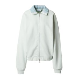 florence by mills Exclusive For About You Sweatjacke 'Caro' Damen Gr&ouml;&szlig;e XXL azur / pastellgr&uuml;n / wei&szlig;