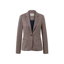 Tchibo - Karierter Sweatblazer - Damen - Gr. 38 - wei&szlig;/kariert