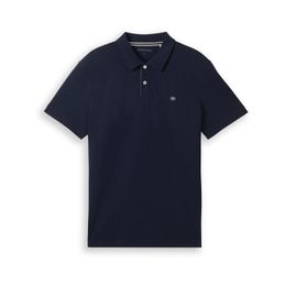 Tom Tailor Piqu&eacute; Poloshirt - Herren - Gr. M - blau/print