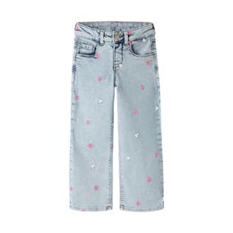 Tchibo - Name IT Kinder-Wide Leg Jeans - M&auml;dchen - Gr. 104 - blau