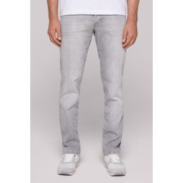 CAMP DAVID Herren Slim-fit-Jeans, grau, Gr. 38, Abriebeffekte, Denim/Jeans, Material: 98% Baumwolle, 2% Elasthan, Zusatz: Enth&auml;lt nichttextile Teile