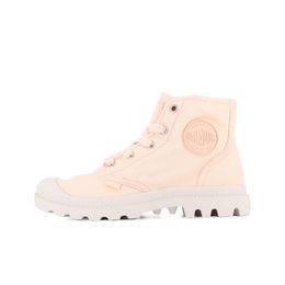 Palladium Damen Schn&uuml;rboots "PAMPA HI", Gr. 36, rosa, Textil, Schuhe, Schn&uuml;rstiefel, Schn&uuml;rstiefelette aus Canvas