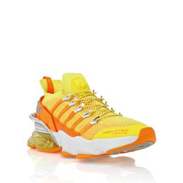 Plein Sport Damen Sneaker "Tiger", Gr. 42, gelb, Schuhe