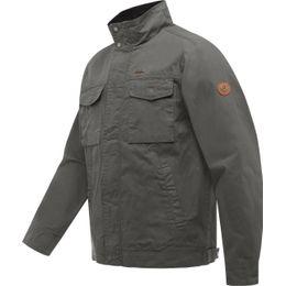 Ragwear Herren Anorak "Murpho Vintage", grau, Gr. S, Cord, Obermaterial: 100% Baumwolle. Futter: 100% Polyester, Jacken, Geradlinige &Uuml;bergangsjacke