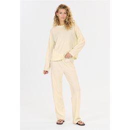ENDURANCE ATHLECIA ATHLECIA Damen Sweatshirt "Cardall", beige, Gr. 44, unifarben, 66% Polyester, 28% Viskose, 6% Elasthan, Sweatshirts, Komfort