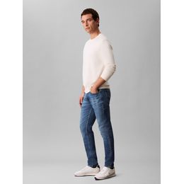 Herren Slim-fit-Jeans "SLIM TAPER", blau, Gr. 30, Calvin Klein Jeans, Denim/Jeans, Obermaterial: 98% Baumwolle, 2% Elasthan, Jeans, mit Markenlabel