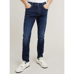 G-Star Raw G-STAR Herren Regular-fit-Jeans "3301 Slim Jeans"dk aged, Gr. 36, Obermaterial: 92% Baumwolle, 7% Elastomultiester, 1% Elasthan, Jeans