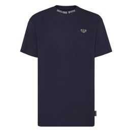 Philipp Plein Jungen T-Shirt "Philipp Plein Tm"14, dunkelblau, Gr. XXL, Obermaterial: 100% Baumwolle, 100% Polyester, Shirts