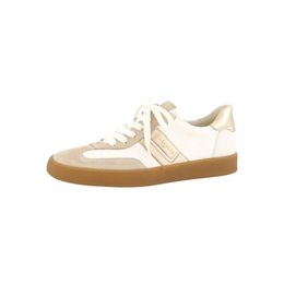 Paul Green Damen Sneaker "Paul Green Sneaker Veloursleder/Textil", Gr. 38,5, wei&szlig;, Textil, Veloursleder, Schuhe