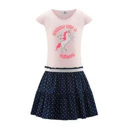 happy girls M&auml;dchen Sommerkleid "M&auml;dchenkleid", rosa, Gr. 104, Stoff, 100% Baumwolle, Kleider