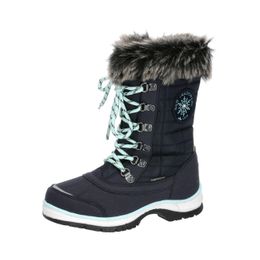 Lico M&auml;dchen Winterboots "Winterboot Lillesand", Gr. 37, blau, Synthetik, Schuhe