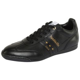 Pantofola d'Oro PANTOFOLA D ́ORO Herren Sneaker "VASTO LOW", Gr. 45schwarz, Leder, Schuhe, Obermaterial aus Leder, Gummilaufsohle, mit Schn&uuml;rung