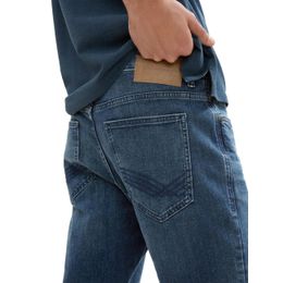 Tom Tailor Herren Straight-Jeans "MARVIN", blau, Gr. 38, unifarben, Denim/Jeans, Obermaterial: 98% Baumwolle, 2% Elasthan, Jeans, im Five-Pocket Style
