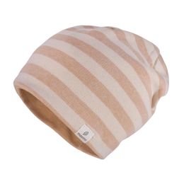 MaxiMo Jungen Wendem&uuml;tze, beige, Gr. 49, Jersey, Obermaterial: 100% Baumwolle, M&uuml;tzen, wendbar, Feinripp