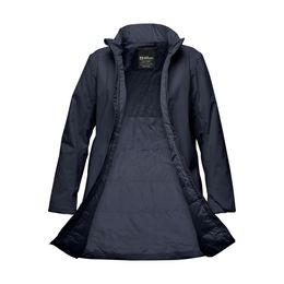 Jack Wolfskin Damen Funktionsmantel "TEXTOR COAT W", blau, Gr. XS, Obermaterial: 100% Polyamid. Futter: 100% Polyester. F&uuml;llung: 100% Polyester,