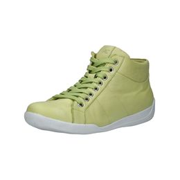 Andrea Conti Damen Slipper "Andrea Conti Sneaker Leder", Gr. 37, gr&uuml;n, Leder, Schuhe