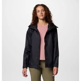 Columbia Damen Regenjacke "Arcadia II Jacket", schwarz, Gr. L, Obermaterial: 100% Nylon. Futter: 100% Polyester, Jacken, wasserdicht, winddicht, mit