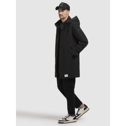 Khujo Herren Kurzmantel "YIMM", schwarz, Gr. L, unifarben, Web, 100% Polyester, M&auml;ntel
