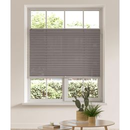 Plissee OTTO HOME, B:90cm H:130cm, grau, Obermaterial: 100% Polyester, Badezimmer, Plissees, "LAHOLM", Fixma&szlig;, Bestseller mit &uuml;ber 4000-Bewertungen,