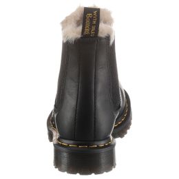 Dr. Martens Damen Chelseaboots "Leonore", Gr. 37, schwarz, Elastischer Einsatz, Leder, Schuhe, Chunky Boots, Plateau Schuh, Boots mit Warmfutter