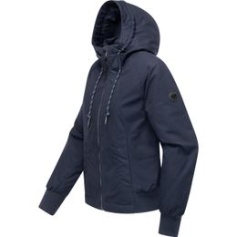 Ragwear Damen Outdoorjacke "Lumie YOUMODO", blau, Gr. M, Obermaterial: 65% Polyester, 35% Baumwolle. Innenfutter: 100% Polyester. Wattierung: 100%