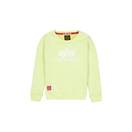 M&auml;dchen Sweater "Basic Sweatshirt BL K", gr&uuml;n, Gr. 14, Alpha Industries, Obermaterial: 80% Baumwolle, 20% Polyester, Sweatshirts