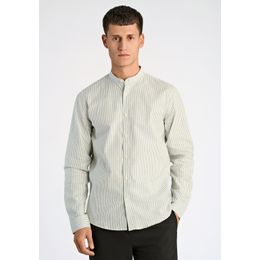 LINDBERGH Herren Businesshemd "Oxford-Hemd (Langarm) Relaxed Fit"lt army, Gr. M, Obermaterial: 98% Baumwolle, 2% Elasthan, Hemden