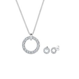 Elli Schmuckset 'Geo' Damen Gr&ouml;&szlig;e One Size silber