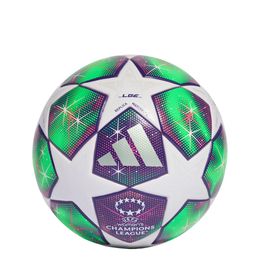 adidas Performance Ball 'UWCL 25/26' Damen Gr&ouml;&szlig;e 5 grasgr&uuml;n / dunkellila / silber / wei&szlig;