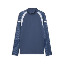 Puma Herren T-Shirt "individualFINAL Fu&szlig;balltop Herren", blau, Gr. L, bedruckt, Obermaterial: 100% Polyester. Einsatz: 100% Polyester, Shirts