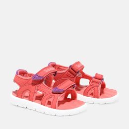 Timberland M&auml;dchen Sandale "PERKINS ROW BACKSTRAP SANDAL", Gr. 25cayenne, Synthetik, Schuhe, mit Klettverschlu&szlig;