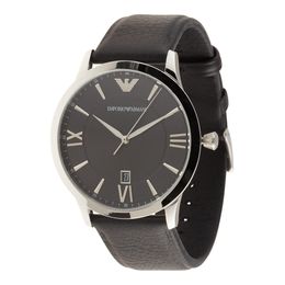 Emporio Armani Uhr Herren Gr&ouml;&szlig;e One Size schwarz / silber