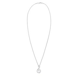 Elli Premium Kette Damen Gr&ouml;&szlig;e 45 silber / transparent / perlwei&szlig;