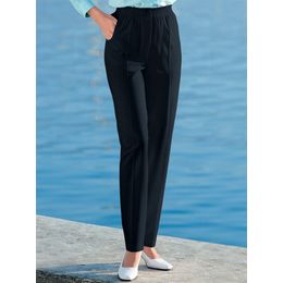COME ON Damen Schlupfhose, schwarz, Gr. 44, unifarben, 62% Polyester, 36% Viskose, 2% Elasthan, Hosen