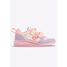 Lotto M&auml;dchen Sneaker, Gr. 27, rosa, Synthetik, Textil, Schuhe