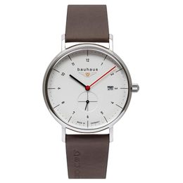 BAUHAUS Uhr Herren Gr&ouml;&szlig;e Onesize dunkelbraun / wei&szlig;